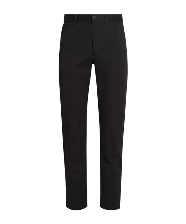 Zegna Belt Loop Casual Pants - Black