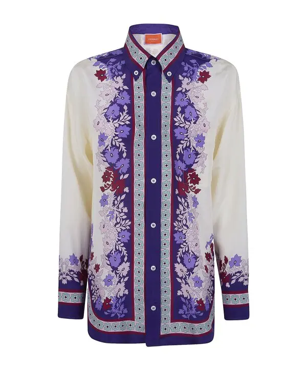La DoubleJ Printed Silk Shirt - Multicolor
