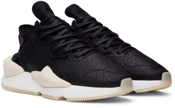 Y3 Kaiwa Lace-up Sneakers - Black