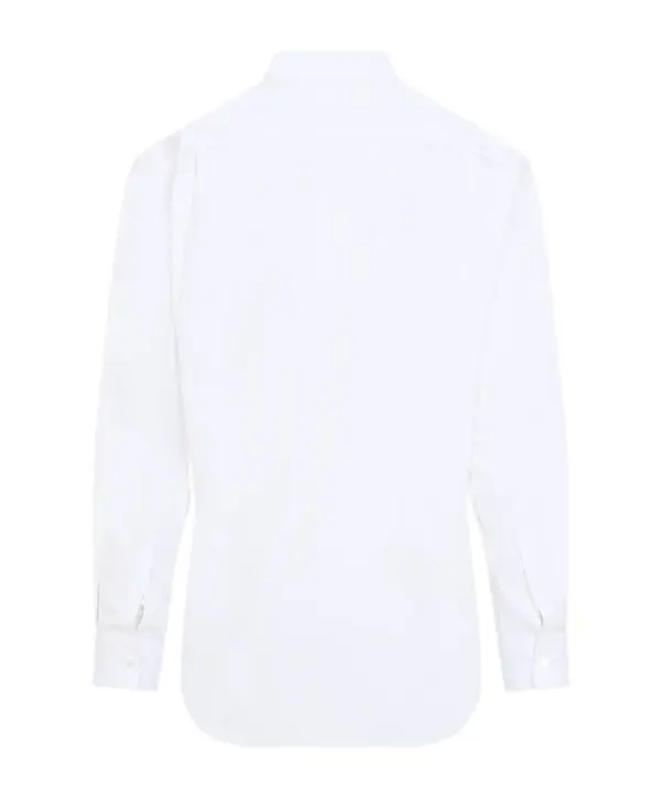 Comme Des Garçons Comme Des Garons Shirt Live Free Patch Long-sleeved Shirt