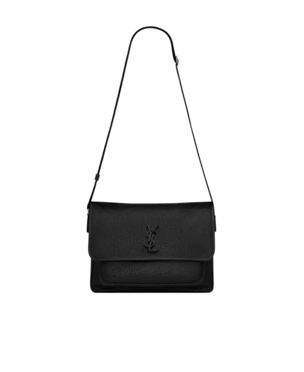 Saint Laurent Niki Flap Messenger Bag - Black