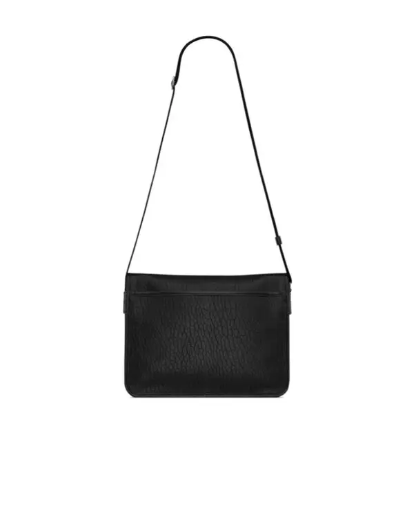 Saint Laurent Niki Messenger Bag With Logo Plaque