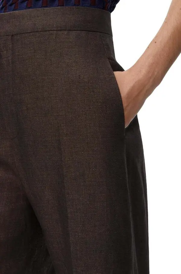Loewe High-waist Straight-leg Trousers