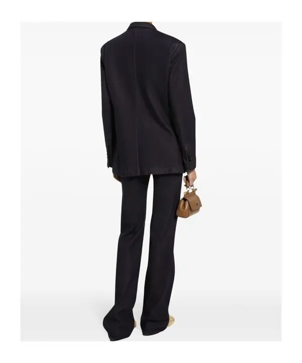 Dolce & Gabbana Double-breasted Peak Lapel Jacket - Blue