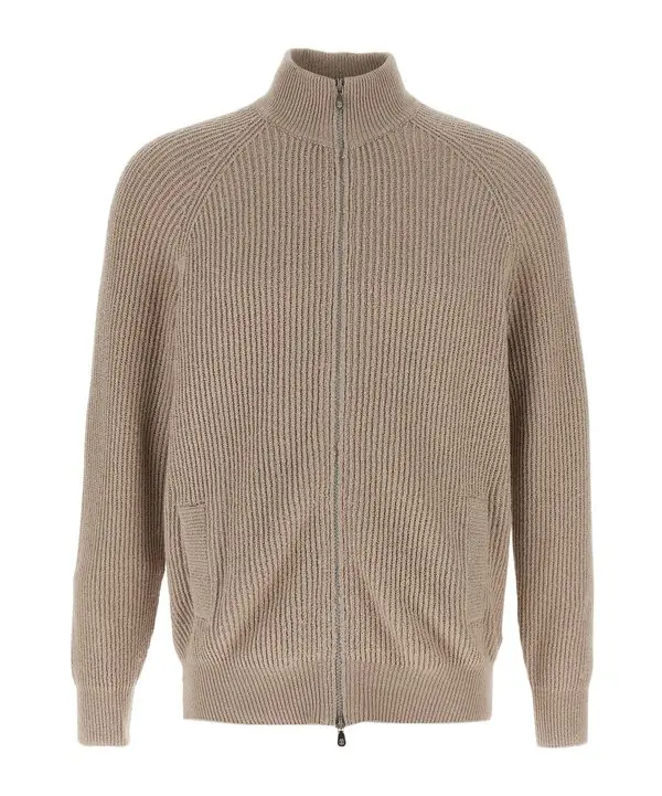 Brunello Cucinelli Malfilé English Rib Cardigan