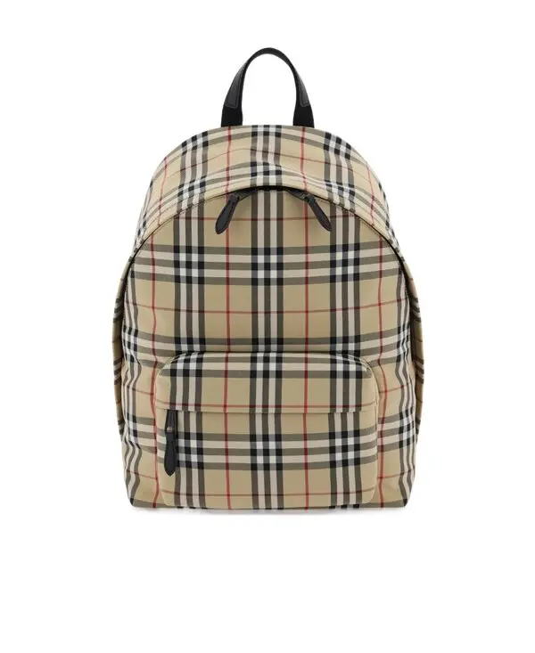 Burberry Jett Zip-around Backpack - Nude