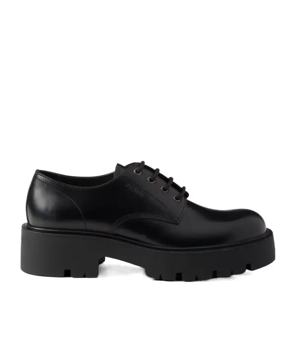 Prada Brushed Leather Derby