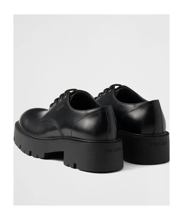 Prada Brushed Leather Derby