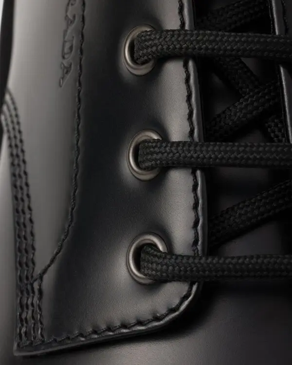 Prada Brushed Leather Derby