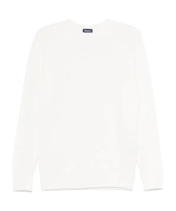 DRUMOHR Crew Neck Sweater - White