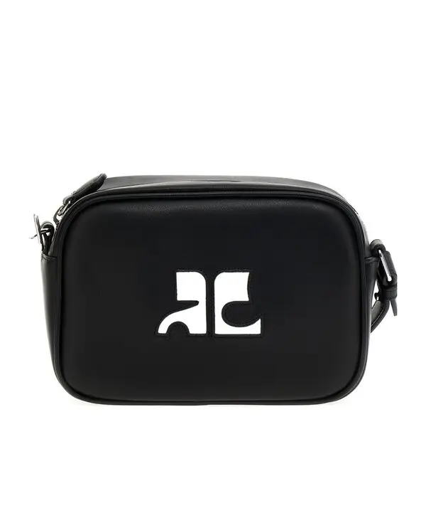 COURREGES Courrèges Reedition Zipped Camera Bag - Black