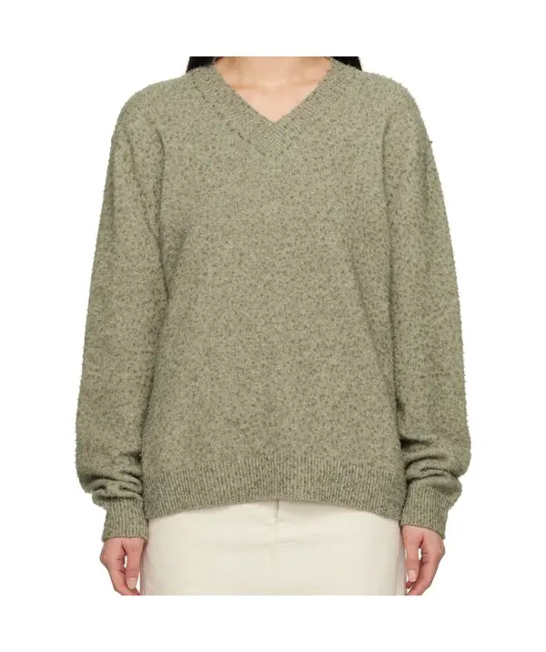 MAISON MARGIELA Distressed V-neck Jumper