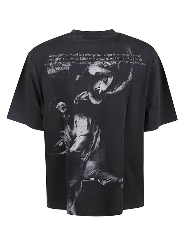 Off-White S.matthew Skate Logo Printed T-shirt - Black