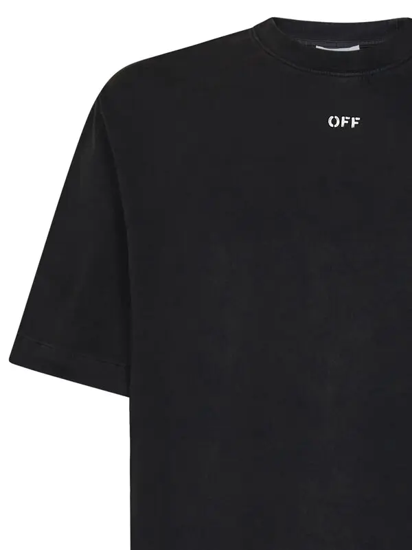 Off-White S.matthew Skate Logo Printed T-shirt - Black