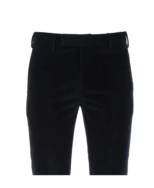 PT TORINO Tailored Velvet Cropped Trousers