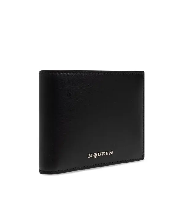 Alexander McQueen Logo Plaque Bi-fold Wallet