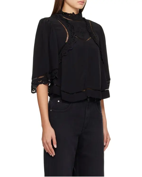 Isabel Marant Étoile Lace Trim Blouse