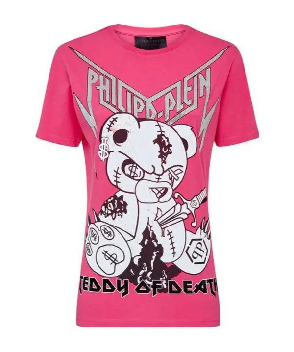 Philipp Plein Logo Details T-shirt - Red