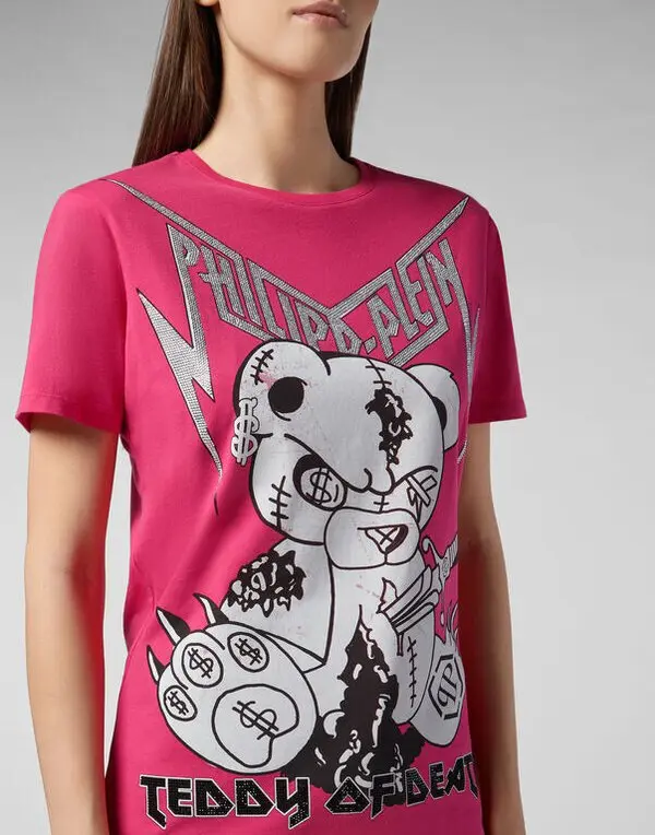 Philipp Plein Graphic Print T-shirt - Red
