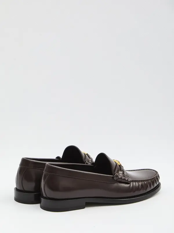 Celine Luco Loafer In Polished Bullskin - Black