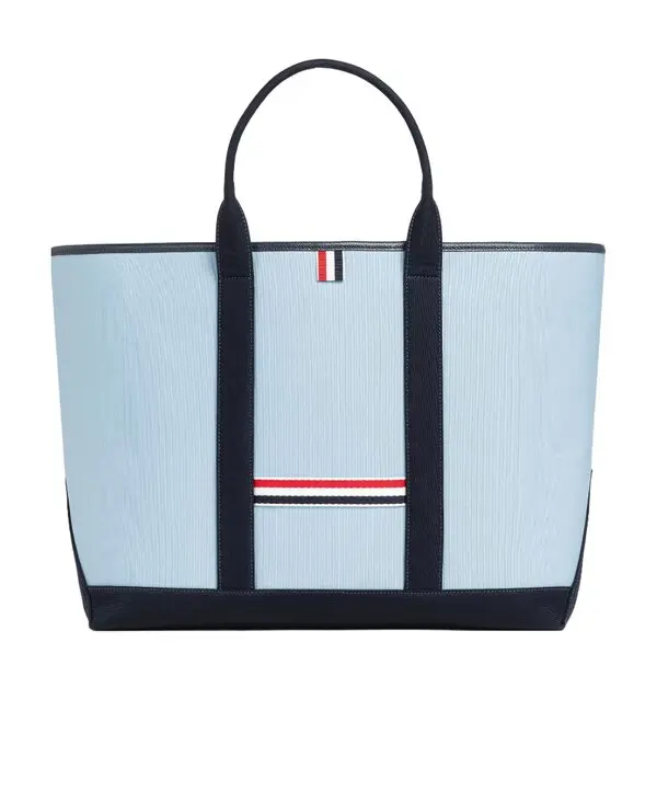 Thom Browne Interlock Medium Tool Tote Bag - Blue