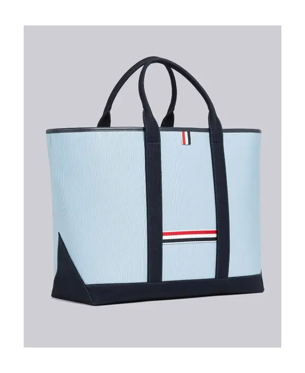 Thom Browne Interlock Medium Tool Tote Bag - Blue