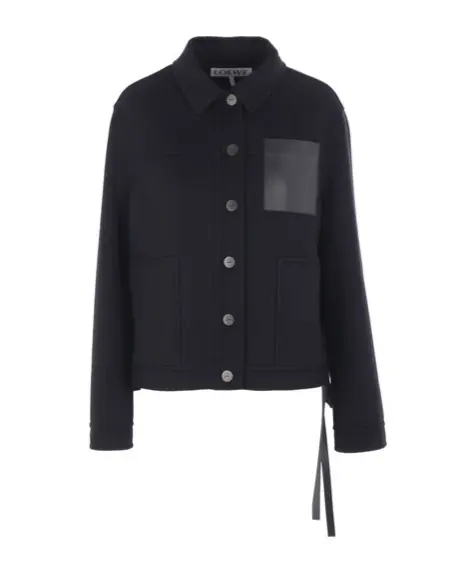 Loewe Button-fastening Multi-pocket Jacket - Black