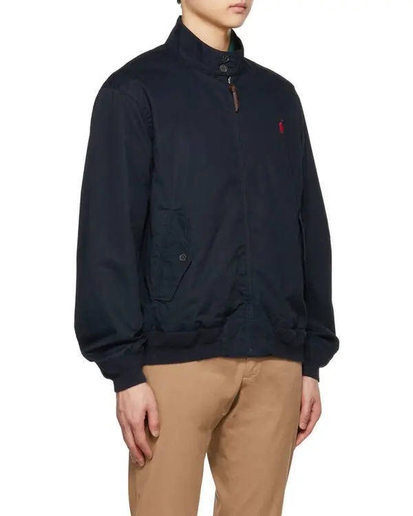 Polo Ralph Lauren Zip-up Stand-collar Jacket - Black