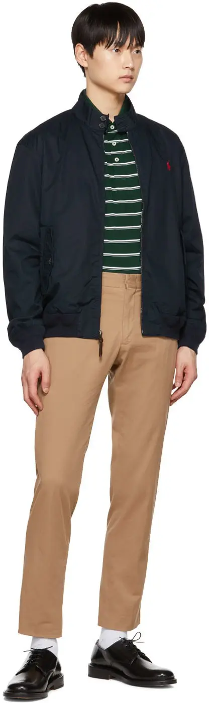 Polo Ralph Lauren Zip-up Stand-collar Jacket - Black