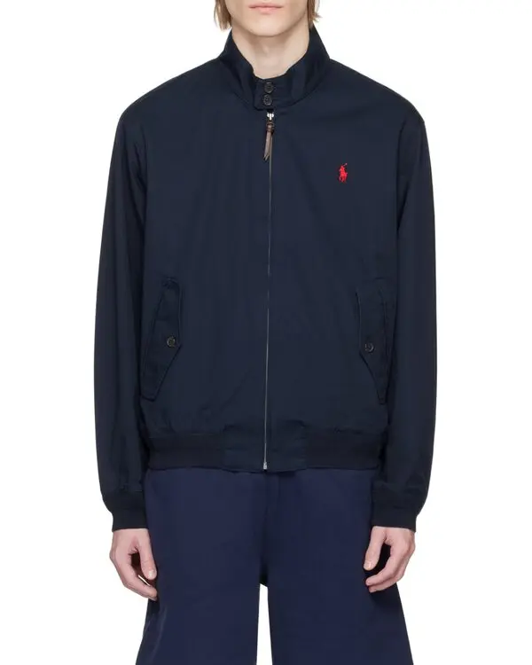 Polo Ralph Lauren Zip-up Stand-collar Jacket - Black