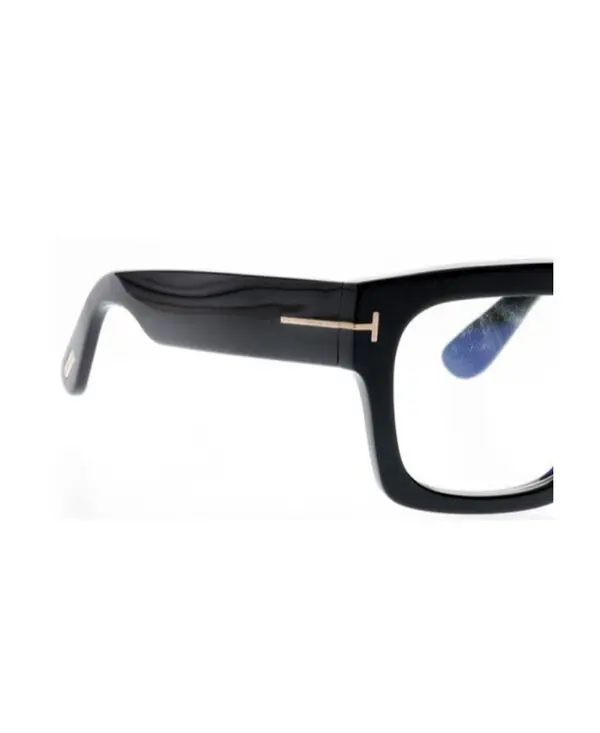 TOM FORD Rectangular Frame Eyeglasses - Black
