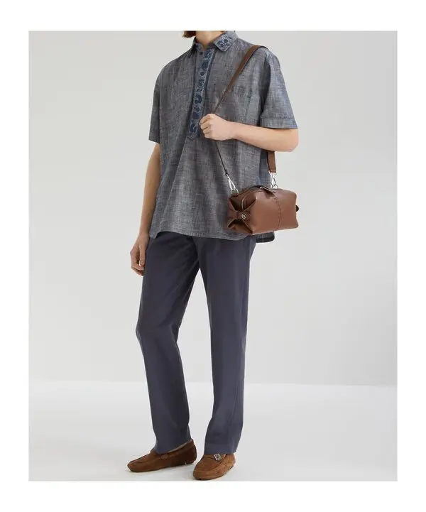 Fendi Selleria Siesta Small Messenger Bag - Brown