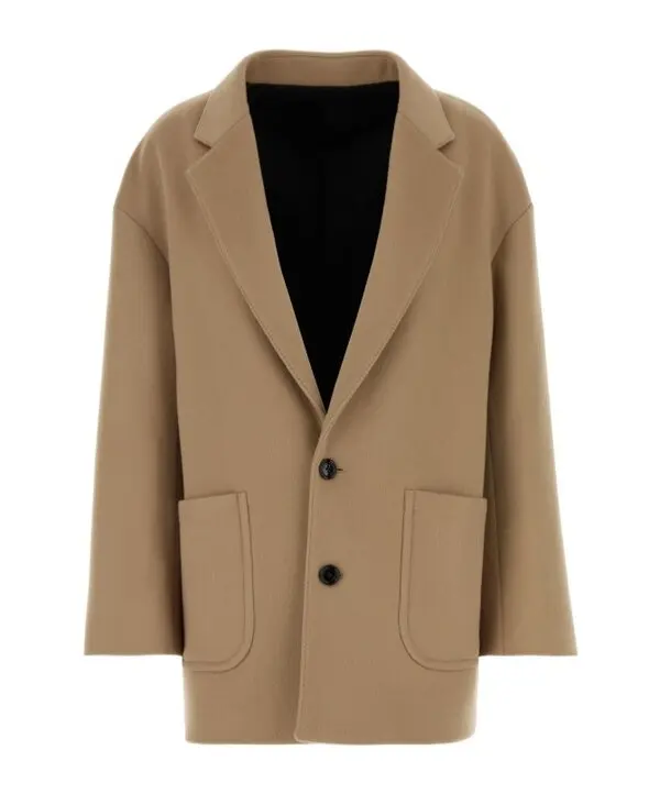 Celine Lapel Long-sleeved Coat