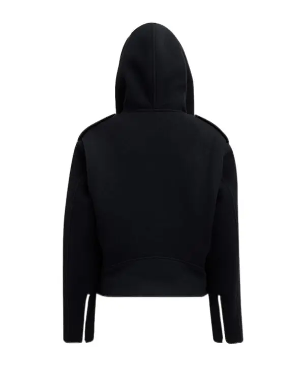 Alaïa Hooded Casual Jacket - Black