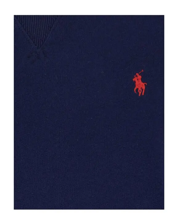 Polo Ralph Lauren Crewneck Sweatshirt With Logo - Navy
