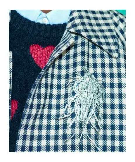 Valentino Garavani Embellished Lobster Brooch