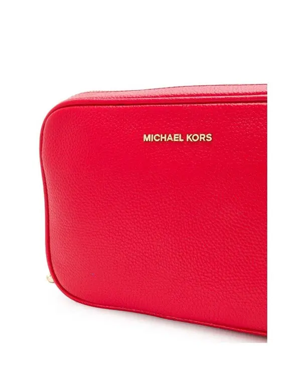 Michael Kors Ginny Grained-effect Crossbody Bag