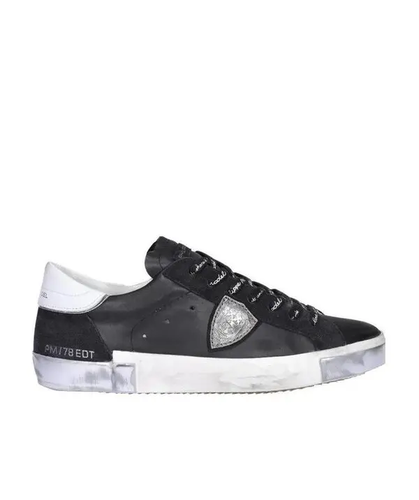 Philippe Model Prsx Low Top Sneakers - Black