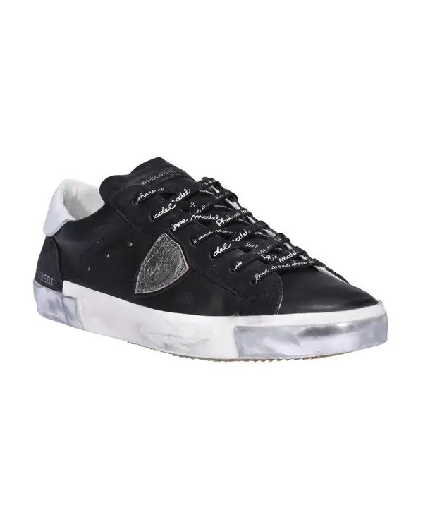 Philippe Model Prsx Low Top Sneakers - Black