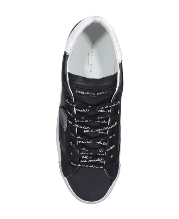 Philippe Model Prsx Low Top Sneakers - Black
