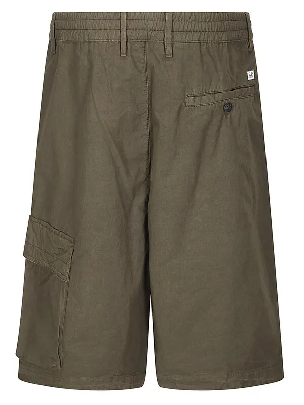C.P. COMPANY Micro Reps Lens Boxy Shorts - Green