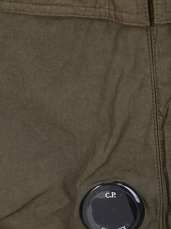 C.P. COMPANY Micro Reps Lens Boxy Shorts - Green
