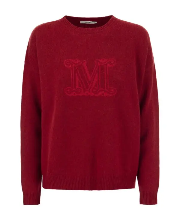 Max Mara Cashmere Monogram Sweater