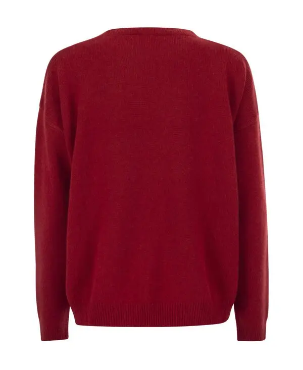 Max Mara Cashmere Monogram Sweater
