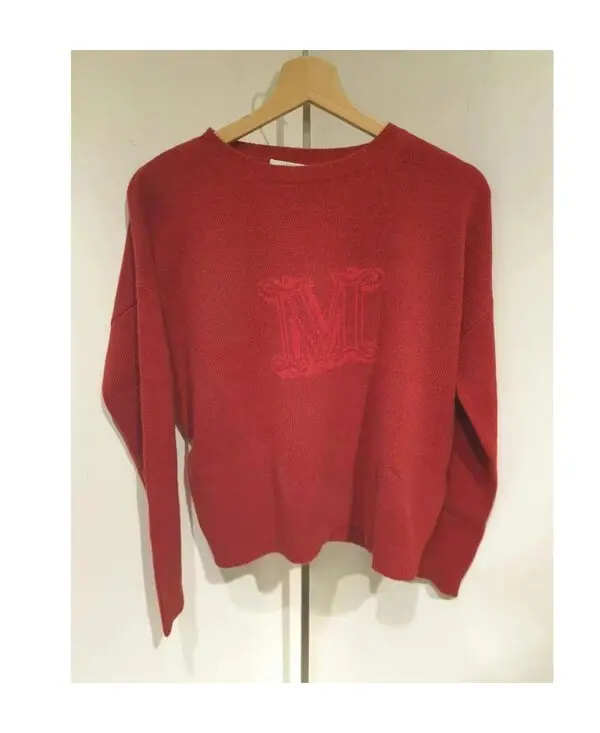 Max Mara Cashmere Monogram Sweater