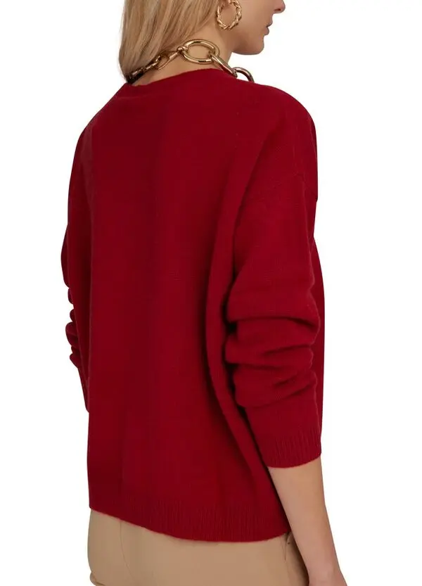 Max Mara Cashmere Monogram Sweater
