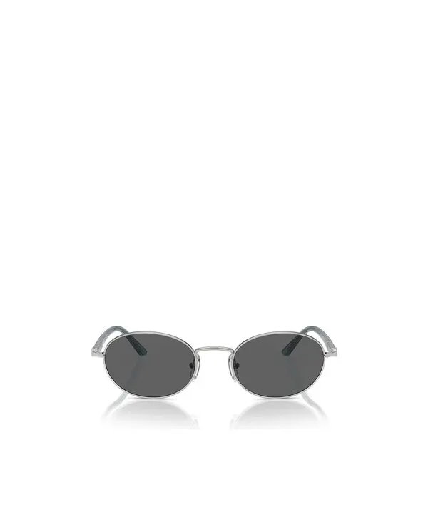 Persol Ida Oval Sunglasses - Silver