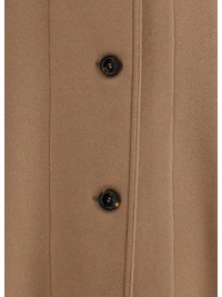 Max Mara Single-breasted Coat With Pocket Detail