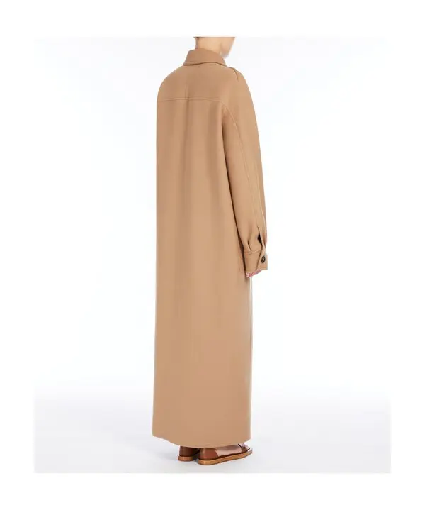 Max Mara Single-breasted Coat With Pocket Detail