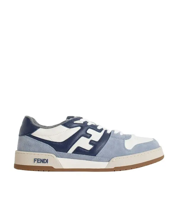 Fendi Panelled Low-top Sneakers - Blue